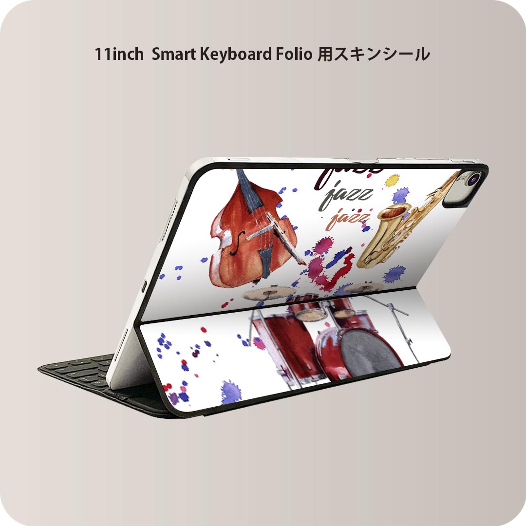 商品特徴・貼るだけでおしゃれに簡単着せ替え、iPad 11inch用 Smart Keyboard Folio 全面デザインスキンシール！・高精細プリントで写真と遜色がない仕上がり！・ちょっとしたすり傷から端末を保護！・「裸で持つ派」の人に...