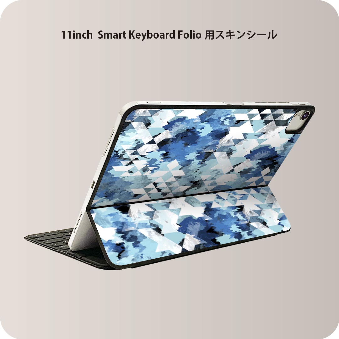 商品特徴・貼るだけでおしゃれに簡単着せ替え、iPad 11inch用 Smart Keyboard Folio 全面デザインスキンシール！・高精細プリントで写真と遜色がない仕上がり！・ちょっとしたすり傷から端末を保護！・「裸で持つ派」の人に...