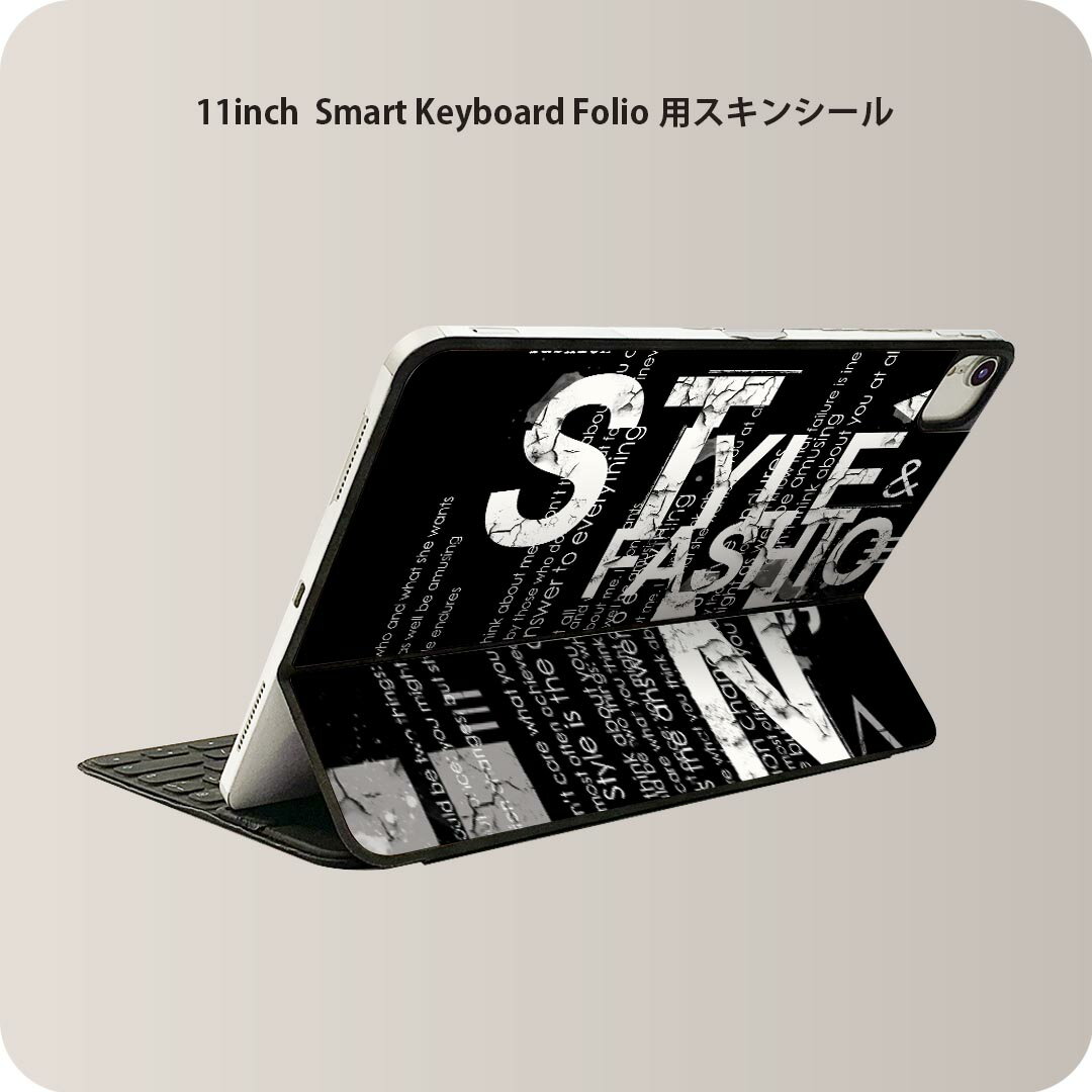 商品特徴・貼るだけでおしゃれに簡単着せ替え、iPad 11inch用 Smart Keyboard Folio 全面デザインスキンシール！・高精細プリントで写真と遜色がない仕上がり！・ちょっとしたすり傷から端末を保護！・「裸で持つ派」の人に...