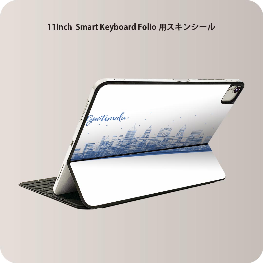 商品特徴・貼るだけでおしゃれに簡単着せ替え、iPad 11inch用 Smart Keyboard Folio 全面デザインスキンシール！・高精細プリントで写真と遜色がない仕上がり！・ちょっとしたすり傷から端末を保護！・「裸で持つ派」の人に...