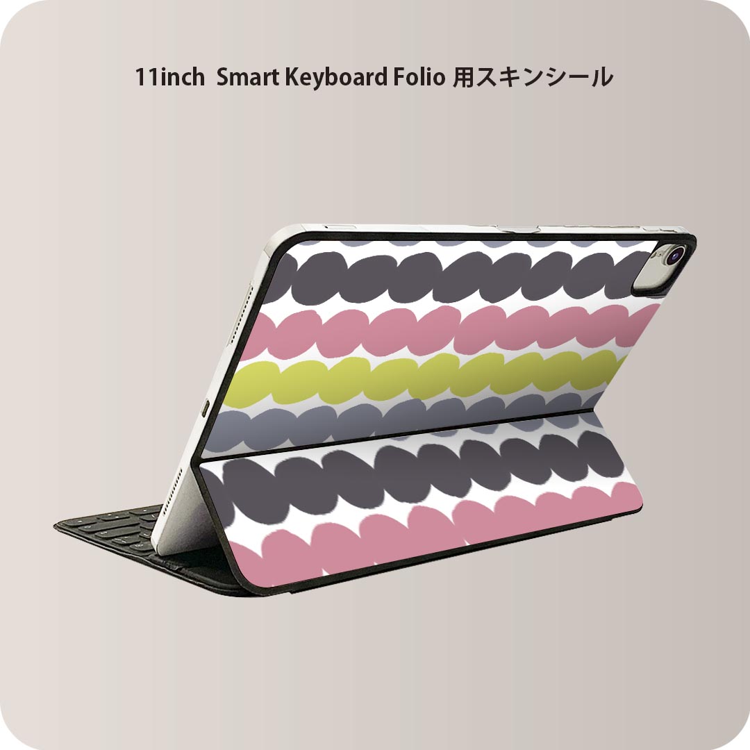商品特徴・貼るだけでおしゃれに簡単着せ替え、iPad 11inch用 Smart Keyboard Folio 全面デザインスキンシール！・高精細プリントで写真と遜色がない仕上がり！・ちょっとしたすり傷から端末を保護！・「裸で持つ派」の人に...