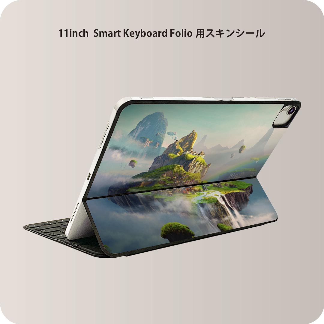 商品特徴・貼るだけでおしゃれに簡単着せ替え、iPad 11inch用 Smart Keyboard Folio 全面デザインスキンシール！・高精細プリントで写真と遜色がない仕上がり！・ちょっとしたすり傷から端末を保護！・「裸で持つ派」の人に...