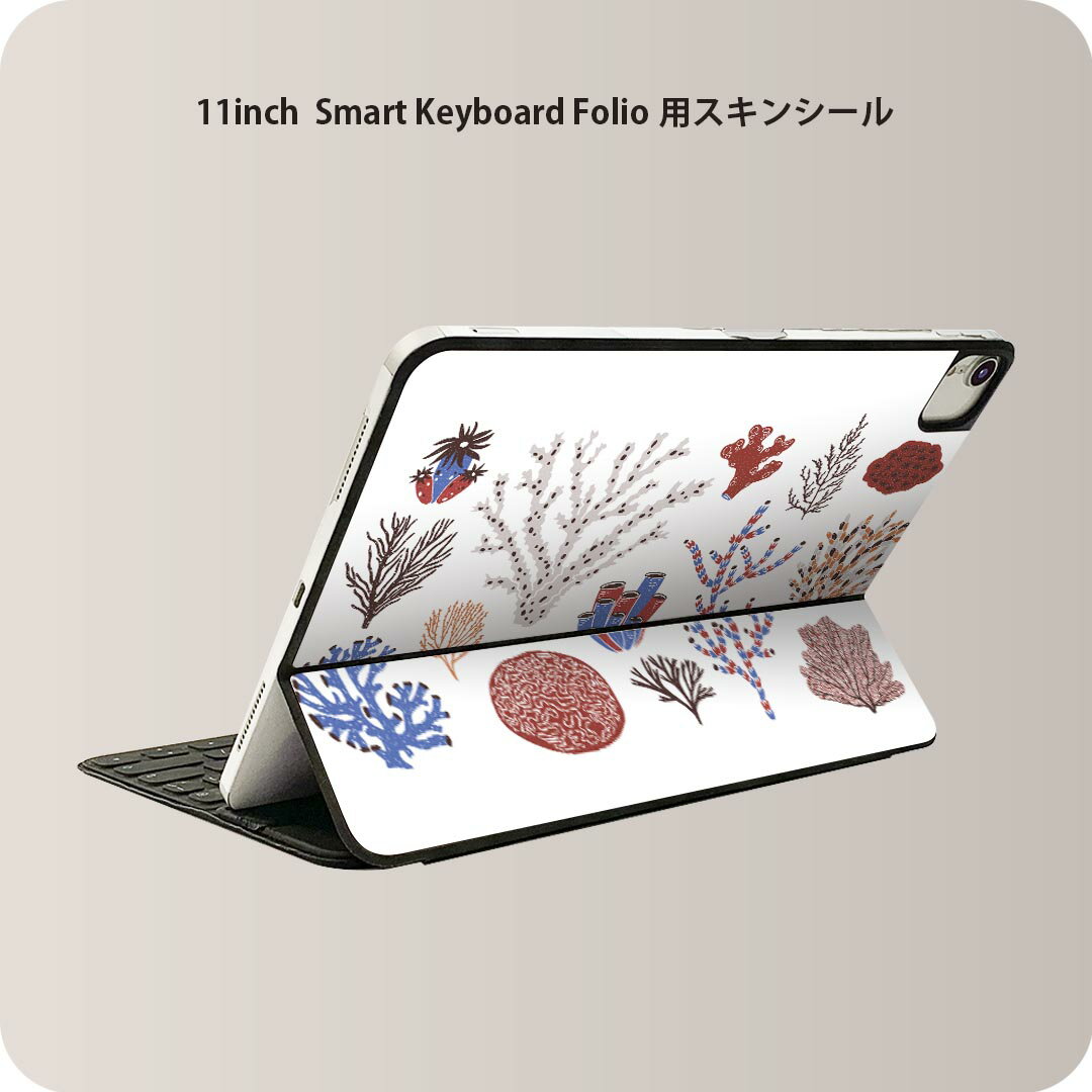 商品特徴・貼るだけでおしゃれに簡単着せ替え、iPad 11inch用 Smart Keyboard Folio 全面デザインスキンシール！・高精細プリントで写真と遜色がない仕上がり！・ちょっとしたすり傷から端末を保護！・「裸で持つ派」の人に...