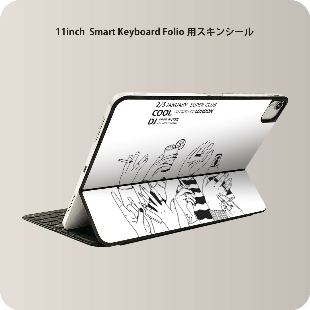 商品特徴・貼るだけでおしゃれに簡単着せ替え、iPad 11inch用 Smart Keyboard Folio 全面デザインスキンシール！・高精細プリントで写真と遜色がない仕上がり！・ちょっとしたすり傷から端末を保護！・「裸で持つ派」の人に...