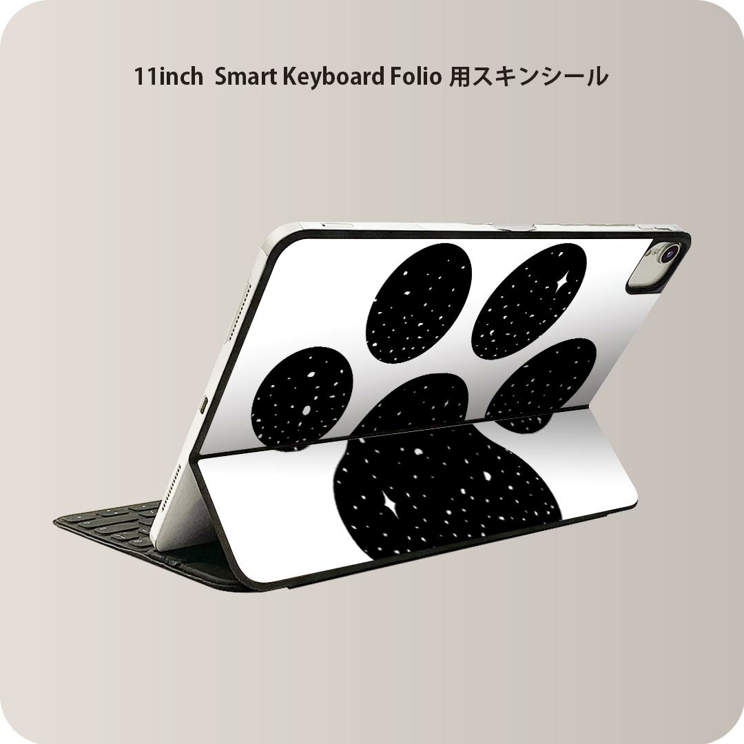 商品特徴・貼るだけでおしゃれに簡単着せ替え、iPad 11inch用 Smart Keyboard Folio 全面デザインスキンシール！・高精細プリントで写真と遜色がない仕上がり！・ちょっとしたすり傷から端末を保護！・「裸で持つ派」の人に...
