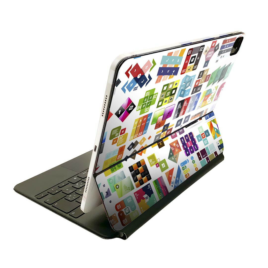 商品特徴・貼るだけでおしゃれに簡単着せ替え、Magic Keyboard 全面デザインスキンシール！・高精細プリントで写真と遜色がない仕上がり！・ちょっとしたすり傷から端末を保護！・「裸で持つ派」の人にはもちろん、お手持ちのクリアケース付け...