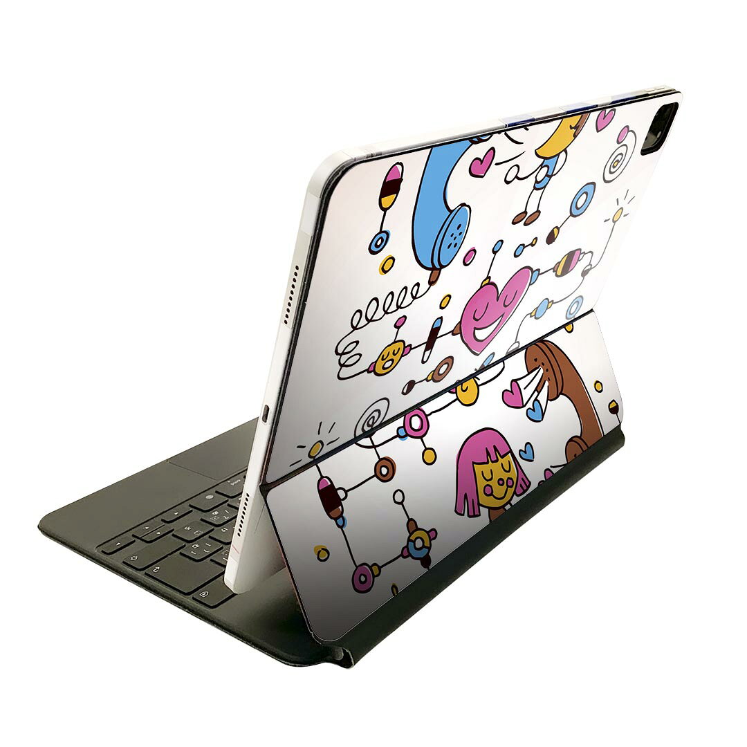 商品特徴・貼るだけでおしゃれに簡単着せ替え、Magic Keyboard 全面デザインスキンシール！・高精細プリントで写真と遜色がない仕上がり！・ちょっとしたすり傷から端末を保護！・「裸で持つ派」の人にはもちろん、お手持ちのクリアケース付け...