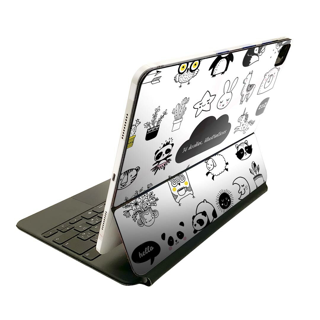 商品特徴・貼るだけでおしゃれに簡単着せ替え、Magic Keyboard 全面デザインスキンシール！・高精細プリントで写真と遜色がない仕上がり！・ちょっとしたすり傷から端末を保護！・「裸で持つ派」の人にはもちろん、お手持ちのクリアケース付け...