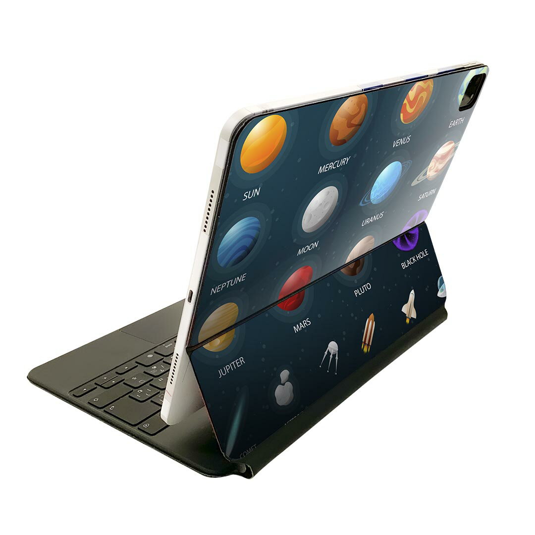 商品特徴・貼るだけでおしゃれに簡単着せ替え、Magic Keyboard 全面デザインスキンシール！・高精細プリントで写真と遜色がない仕上がり！・ちょっとしたすり傷から端末を保護！・「裸で持つ派」の人にはもちろん、お手持ちのクリアケース付け...