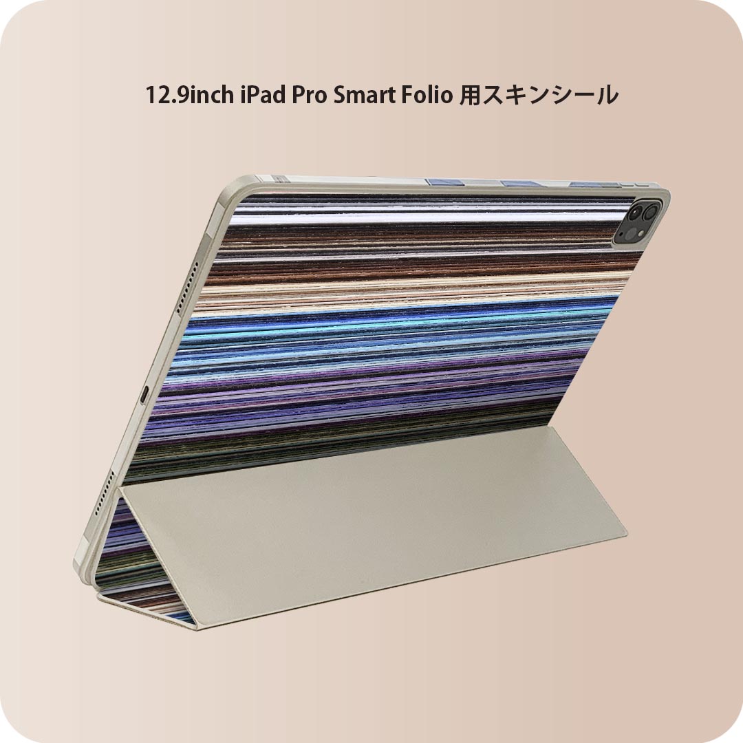 商品特徴・貼るだけでおしゃれに簡単着せ替え、iPad Smart Folio 用 12.9インチ 全面デザインスキンシール！・高精細プリントで写真と遜色がない仕上がり！・ちょっとしたすり傷から端末を保護！・「裸で持つ派」の人にはもちろん、お...