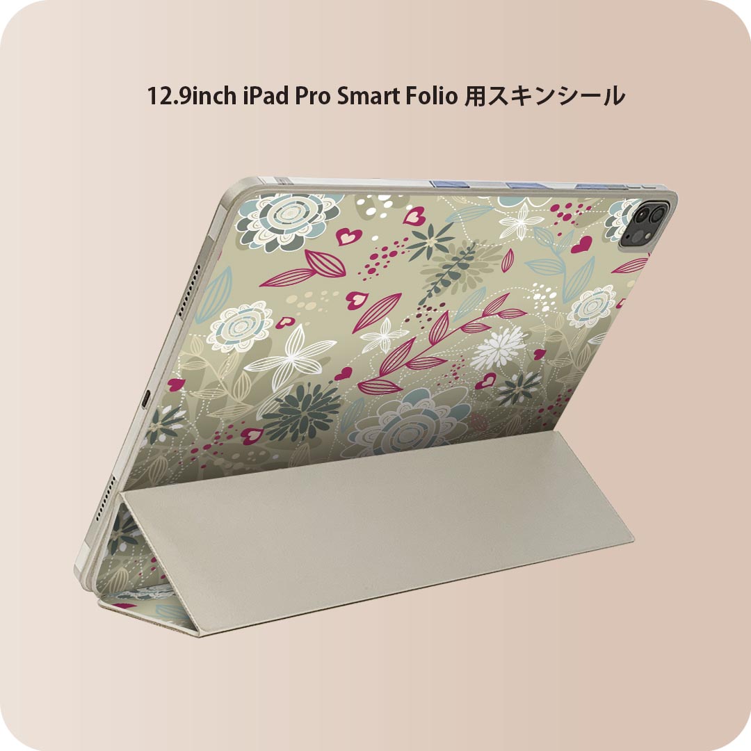 商品特徴・貼るだけでおしゃれに簡単着せ替え、iPad Smart Folio 用 12.9インチ 全面デザインスキンシール！・高精細プリントで写真と遜色がない仕上がり！・ちょっとしたすり傷から端末を保護！・「裸で持つ派」の人にはもちろん、お...