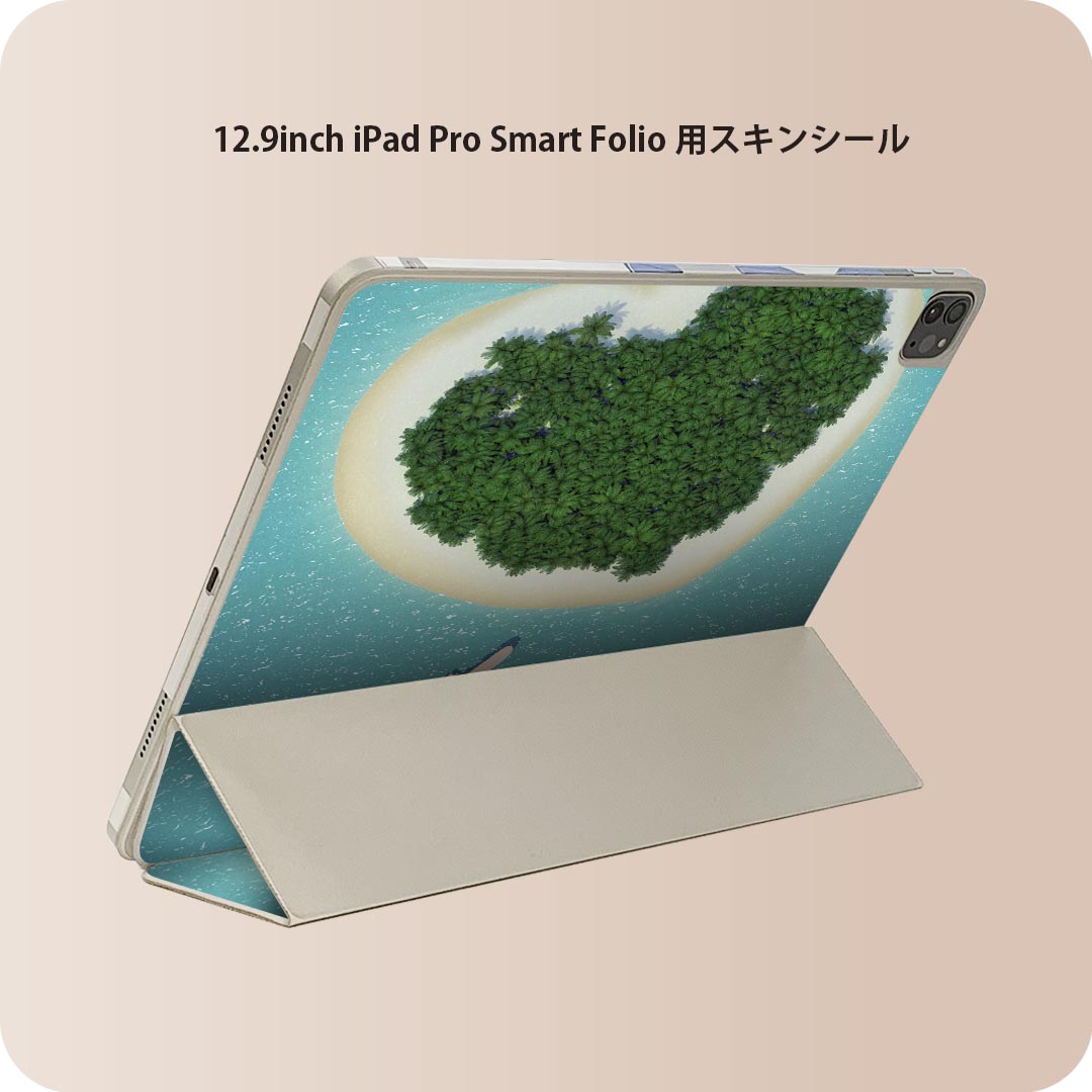 商品特徴・貼るだけでおしゃれに簡単着せ替え、iPad Smart Folio 用 12.9インチ 全面デザインスキンシール！・高精細プリントで写真と遜色がない仕上がり！・ちょっとしたすり傷から端末を保護！・「裸で持つ派」の人にはもちろん、お...