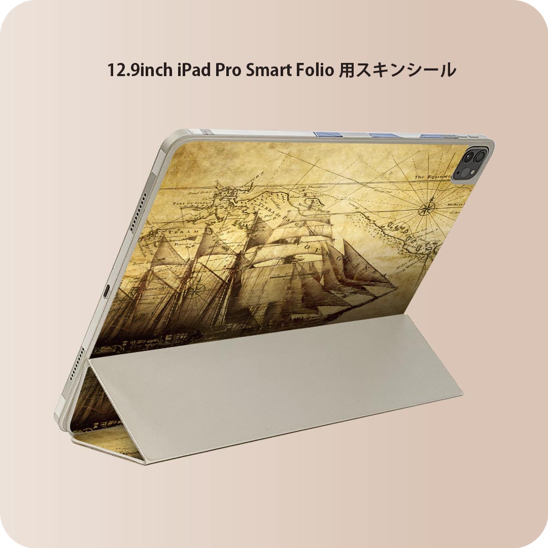 商品特徴・貼るだけでおしゃれに簡単着せ替え、iPad Smart Folio 用 12.9インチ 全面デザインスキンシール！・高精細プリントで写真と遜色がない仕上がり！・ちょっとしたすり傷から端末を保護！・「裸で持つ派」の人にはもちろん、お...