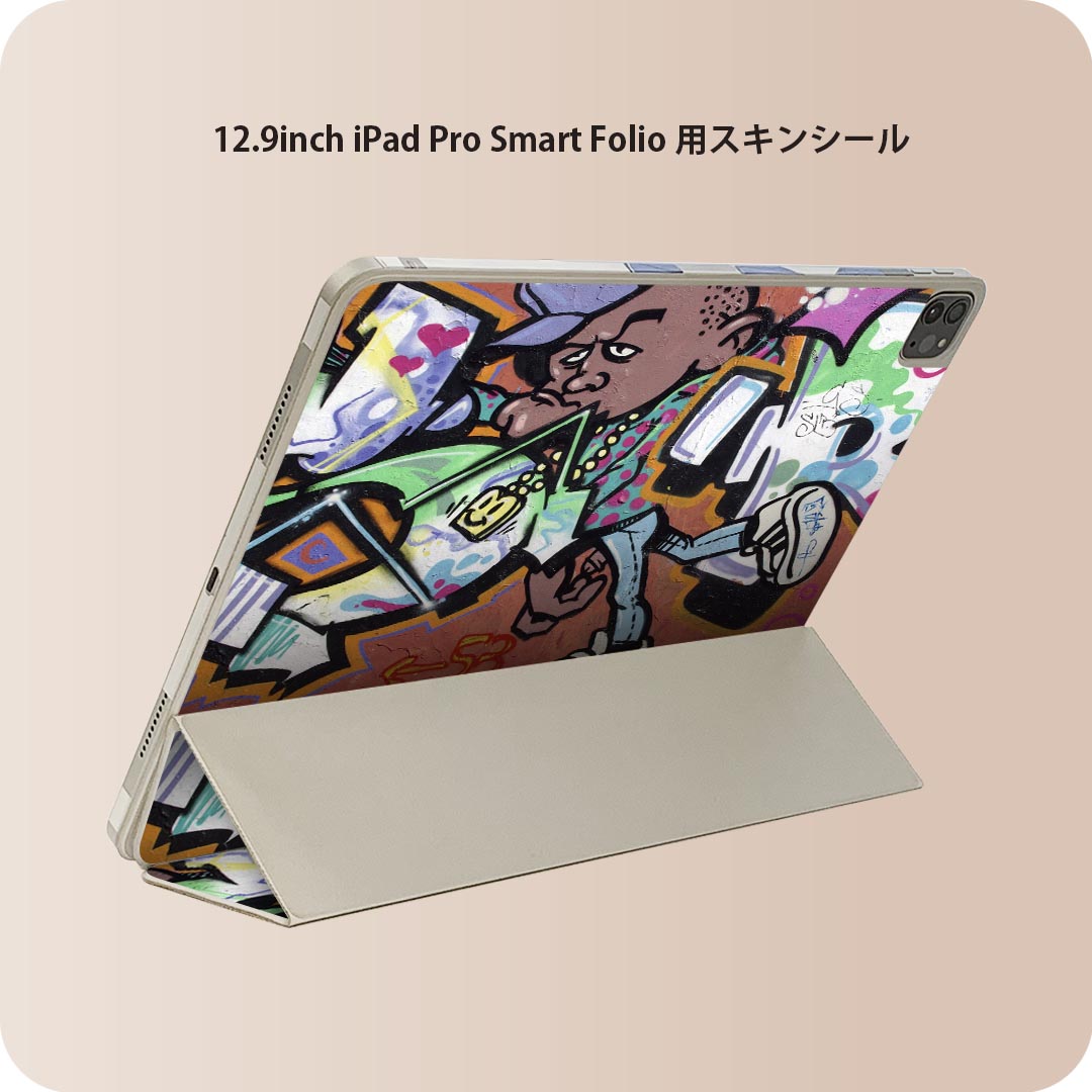商品特徴・貼るだけでおしゃれに簡単着せ替え、iPad Smart Folio 用 12.9インチ 全面デザインスキンシール！・高精細プリントで写真と遜色がない仕上がり！・ちょっとしたすり傷から端末を保護！・「裸で持つ派」の人にはもちろん、お...
