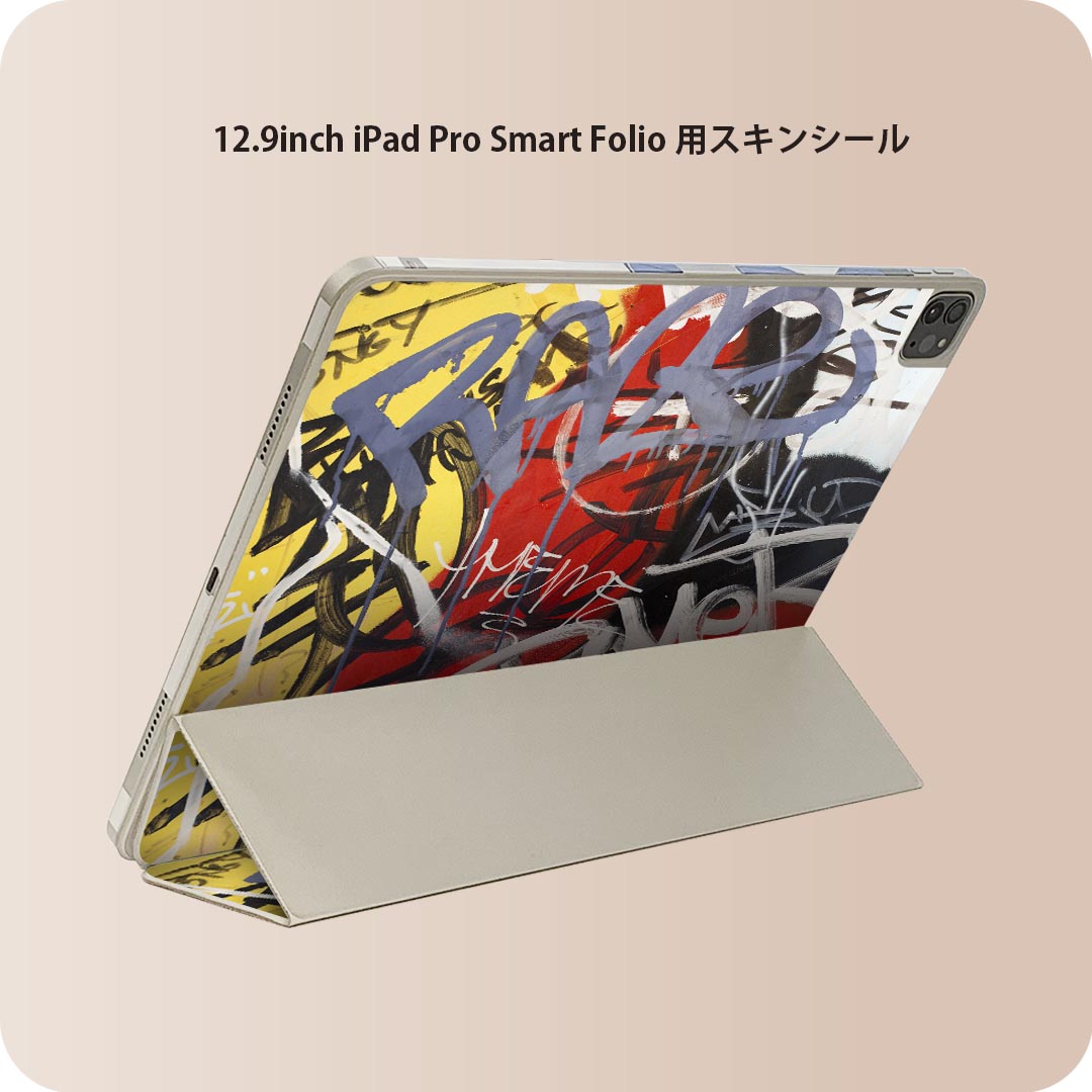 商品特徴・貼るだけでおしゃれに簡単着せ替え、iPad Smart Folio 用 12.9インチ 全面デザインスキンシール！・高精細プリントで写真と遜色がない仕上がり！・ちょっとしたすり傷から端末を保護！・「裸で持つ派」の人にはもちろん、お...