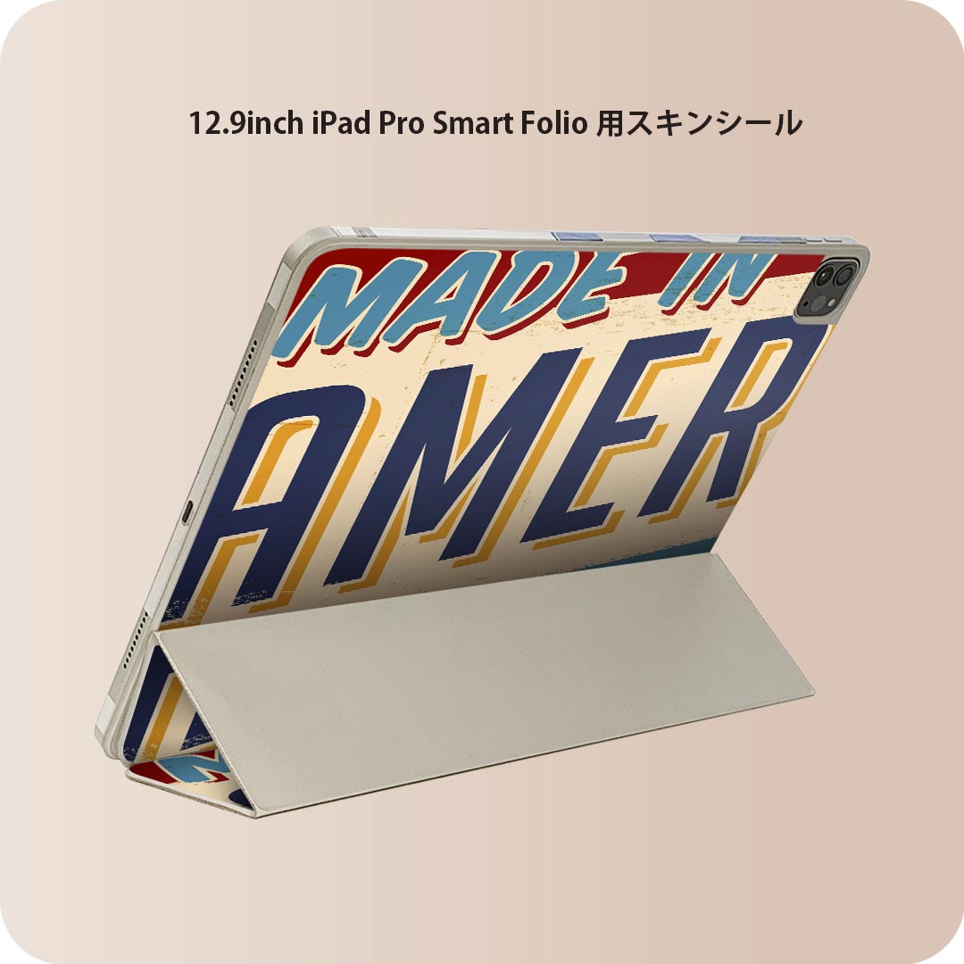商品特徴・貼るだけでおしゃれに簡単着せ替え、iPad Smart Folio 用 12.9インチ 全面デザインスキンシール！・高精細プリントで写真と遜色がない仕上がり！・ちょっとしたすり傷から端末を保護！・「裸で持つ派」の人にはもちろん、お...