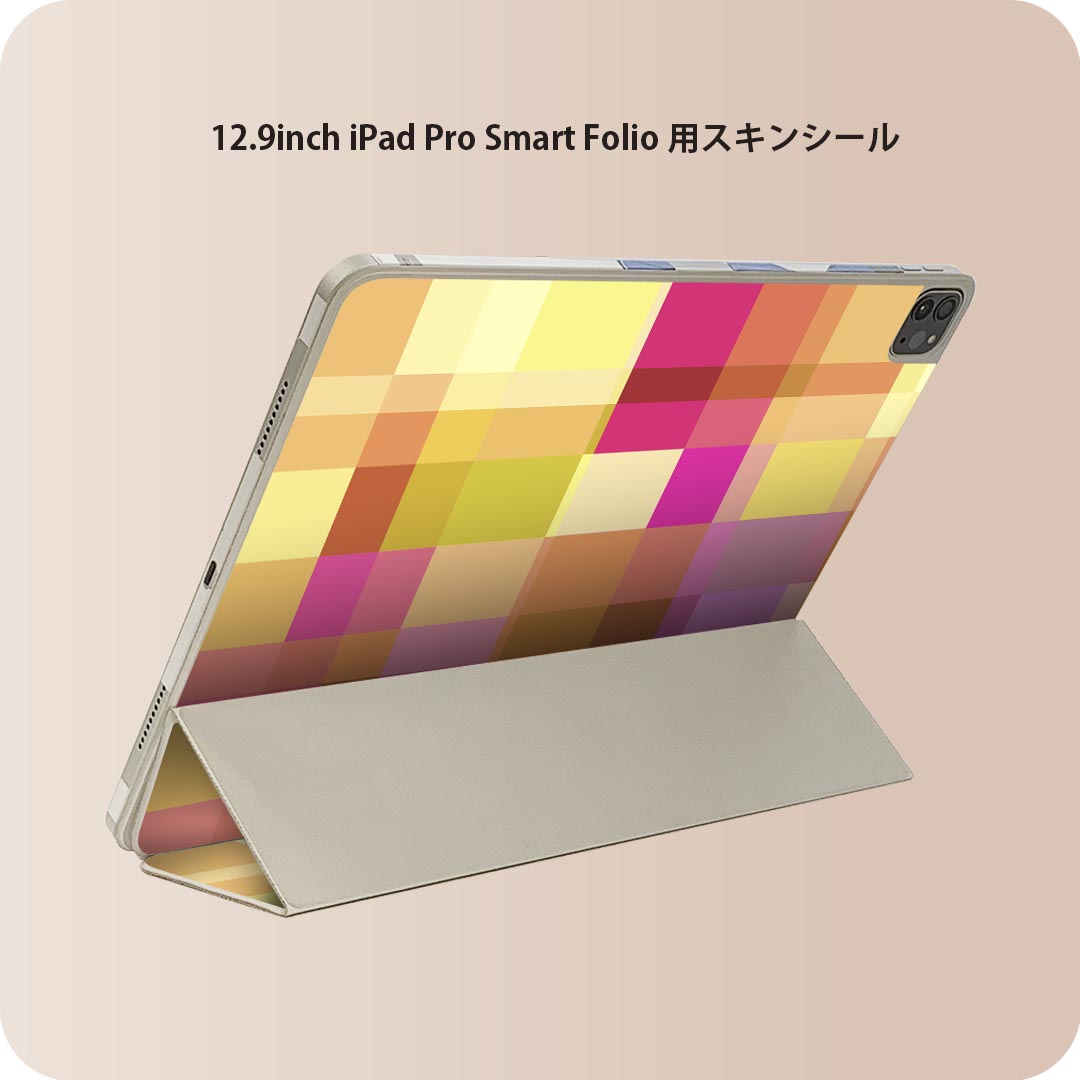 商品特徴・貼るだけでおしゃれに簡単着せ替え、iPad Smart Folio 用 12.9インチ 全面デザインスキンシール！・高精細プリントで写真と遜色がない仕上がり！・ちょっとしたすり傷から端末を保護！・「裸で持つ派」の人にはもちろん、お...