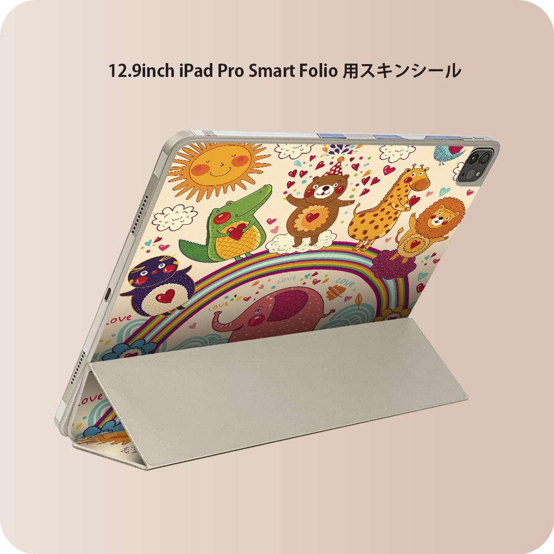 商品特徴・貼るだけでおしゃれに簡単着せ替え、iPad Smart Folio 用 12.9インチ 全面デザインスキンシール！・高精細プリントで写真と遜色がない仕上がり！・ちょっとしたすり傷から端末を保護！・「裸で持つ派」の人にはもちろん、お...