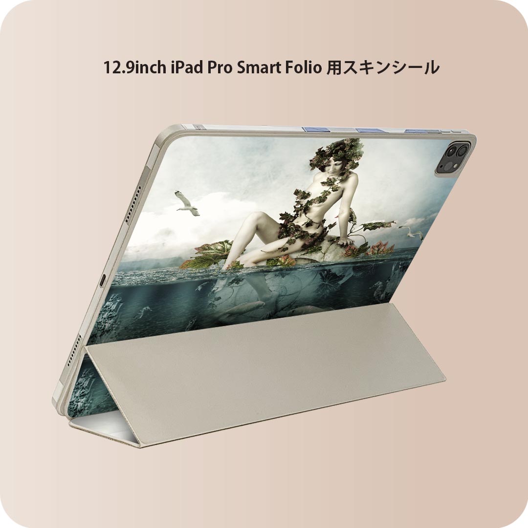 商品特徴・貼るだけでおしゃれに簡単着せ替え、iPad Smart Folio 用 12.9インチ 全面デザインスキンシール！・高精細プリントで写真と遜色がない仕上がり！・ちょっとしたすり傷から端末を保護！・「裸で持つ派」の人にはもちろん、お...