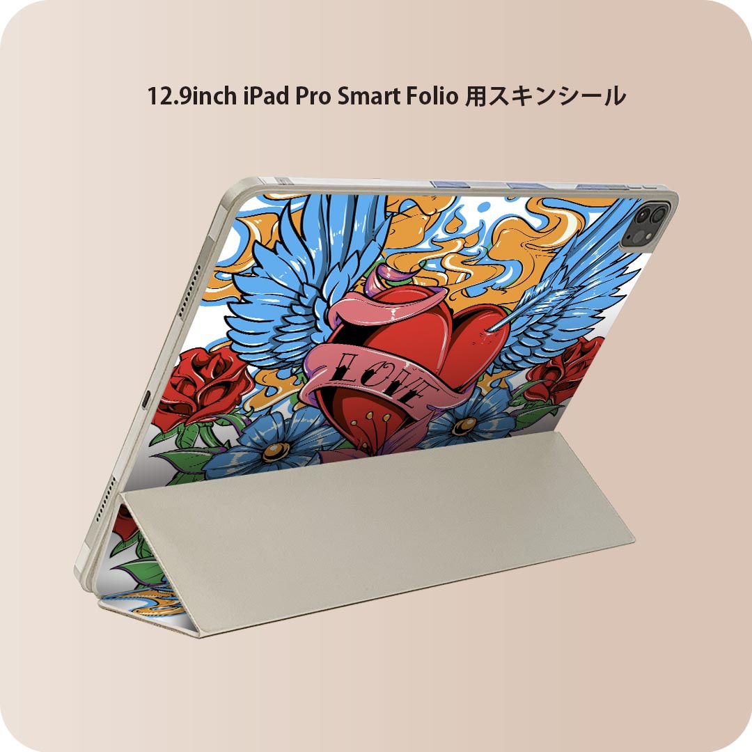 商品特徴・貼るだけでおしゃれに簡単着せ替え、iPad Smart Folio 用 12.9インチ 全面デザインスキンシール！・高精細プリントで写真と遜色がない仕上がり！・ちょっとしたすり傷から端末を保護！・「裸で持つ派」の人にはもちろん、お...