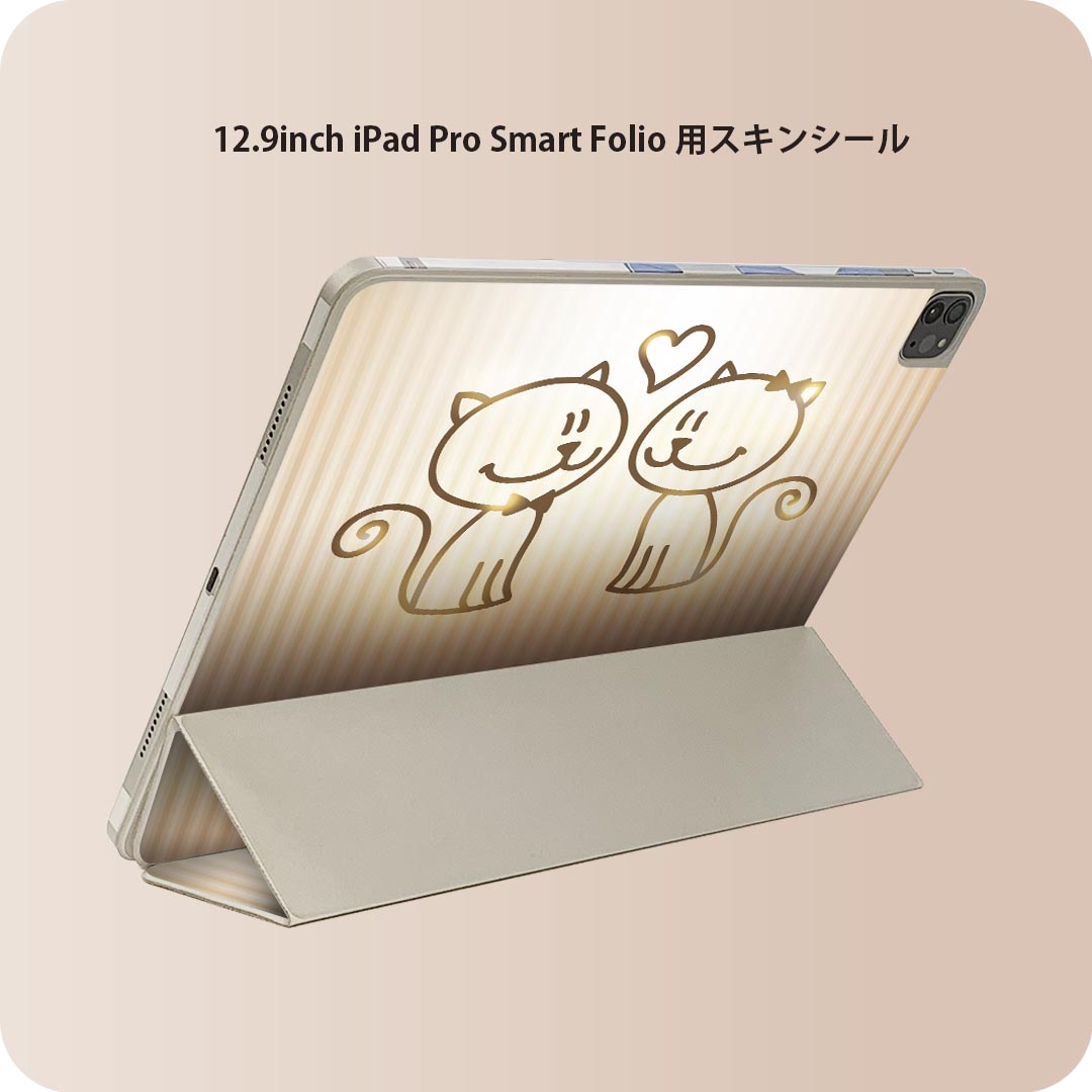 商品特徴・貼るだけでおしゃれに簡単着せ替え、iPad Smart Folio 用 12.9インチ 全面デザインスキンシール！・高精細プリントで写真と遜色がない仕上がり！・ちょっとしたすり傷から端末を保護！・「裸で持つ派」の人にはもちろん、お...