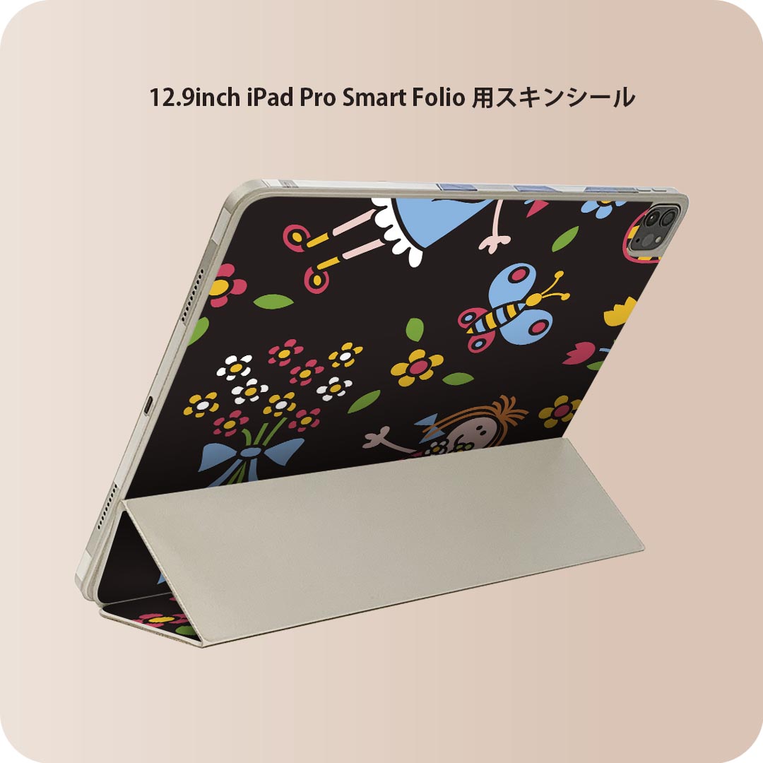 商品特徴・貼るだけでおしゃれに簡単着せ替え、iPad Smart Folio 用 12.9インチ 全面デザインスキンシール！・高精細プリントで写真と遜色がない仕上がり！・ちょっとしたすり傷から端末を保護！・「裸で持つ派」の人にはもちろん、お...