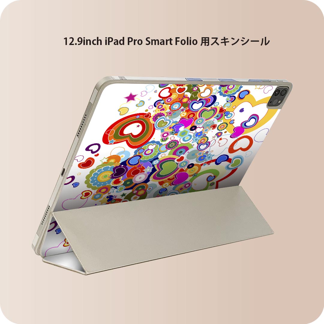 商品特徴・貼るだけでおしゃれに簡単着せ替え、iPad Smart Folio 用 12.9インチ 全面デザインスキンシール！・高精細プリントで写真と遜色がない仕上がり！・ちょっとしたすり傷から端末を保護！・「裸で持つ派」の人にはもちろん、お...