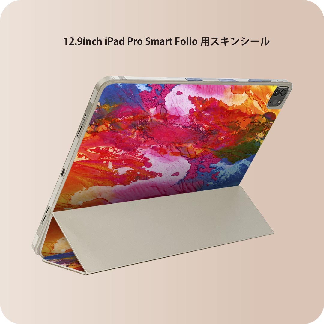商品特徴・貼るだけでおしゃれに簡単着せ替え、iPad Smart Folio 用 12.9インチ 全面デザインスキンシール！・高精細プリントで写真と遜色がない仕上がり！・ちょっとしたすり傷から端末を保護！・「裸で持つ派」の人にはもちろん、お...