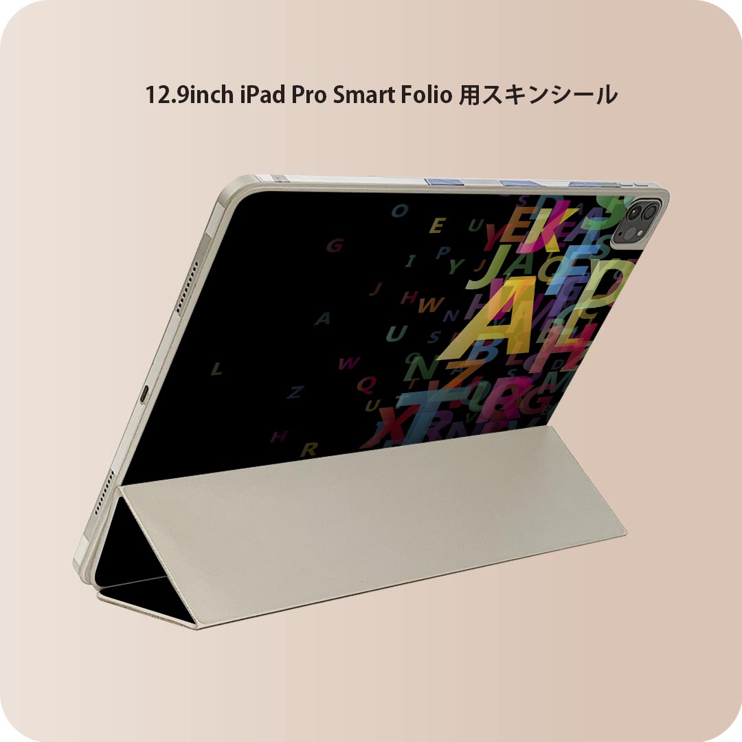 商品特徴・貼るだけでおしゃれに簡単着せ替え、iPad Smart Folio 用 12.9インチ 全面デザインスキンシール！・高精細プリントで写真と遜色がない仕上がり！・ちょっとしたすり傷から端末を保護！・「裸で持つ派」の人にはもちろん、お...