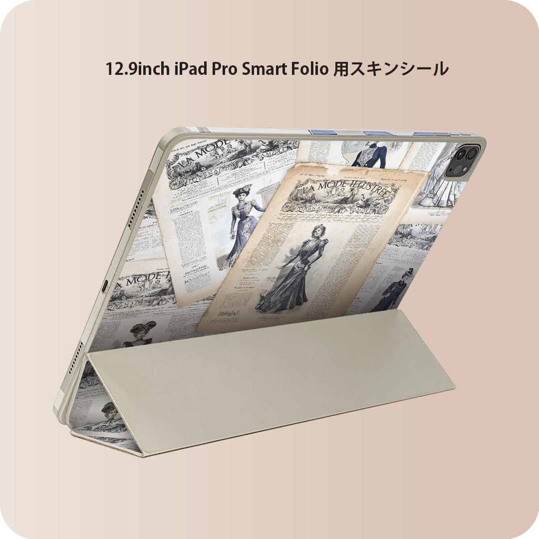 商品特徴・貼るだけでおしゃれに簡単着せ替え、iPad Smart Folio 用 12.9インチ 全面デザインスキンシール！・高精細プリントで写真と遜色がない仕上がり！・ちょっとしたすり傷から端末を保護！・「裸で持つ派」の人にはもちろん、お...