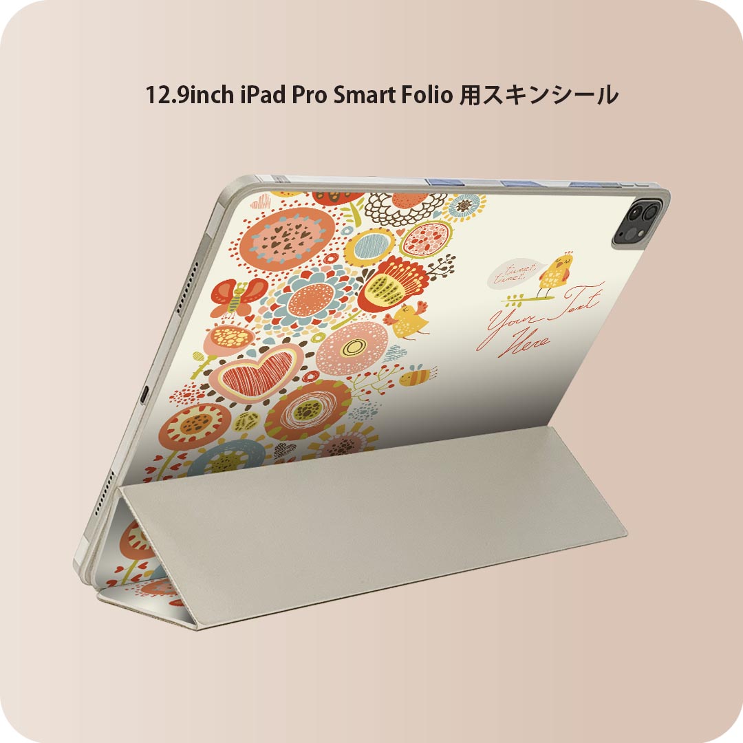 商品特徴・貼るだけでおしゃれに簡単着せ替え、iPad Smart Folio 用 12.9インチ 全面デザインスキンシール！・高精細プリントで写真と遜色がない仕上がり！・ちょっとしたすり傷から端末を保護！・「裸で持つ派」の人にはもちろん、お...