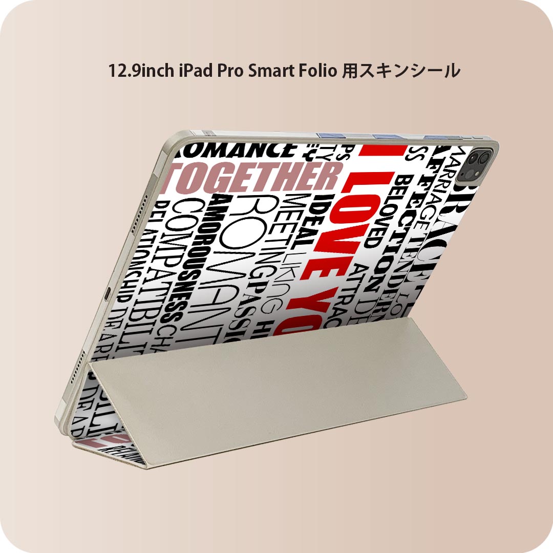 商品特徴・貼るだけでおしゃれに簡単着せ替え、iPad Smart Folio 用 12.9インチ 全面デザインスキンシール！・高精細プリントで写真と遜色がない仕上がり！・ちょっとしたすり傷から端末を保護！・「裸で持つ派」の人にはもちろん、お...