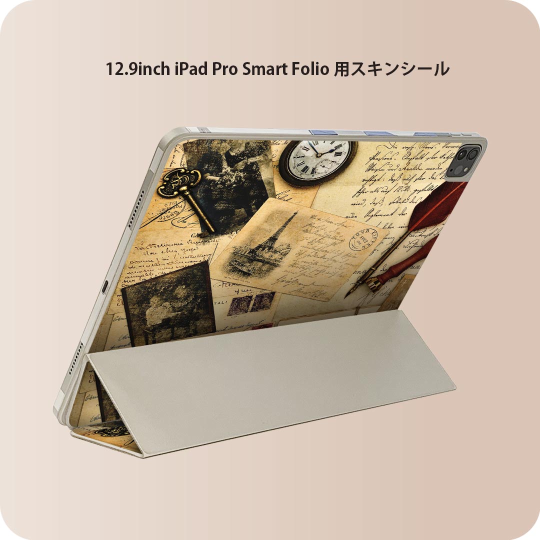 商品特徴・貼るだけでおしゃれに簡単着せ替え、iPad Smart Folio 用 12.9インチ 全面デザインスキンシール！・高精細プリントで写真と遜色がない仕上がり！・ちょっとしたすり傷から端末を保護！・「裸で持つ派」の人にはもちろん、お...