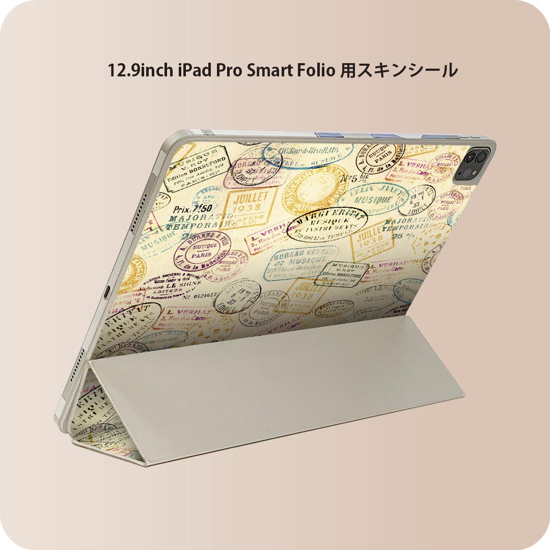 商品特徴・貼るだけでおしゃれに簡単着せ替え、iPad Smart Folio 用 12.9インチ 全面デザインスキンシール！・高精細プリントで写真と遜色がない仕上がり！・ちょっとしたすり傷から端末を保護！・「裸で持つ派」の人にはもちろん、お...
