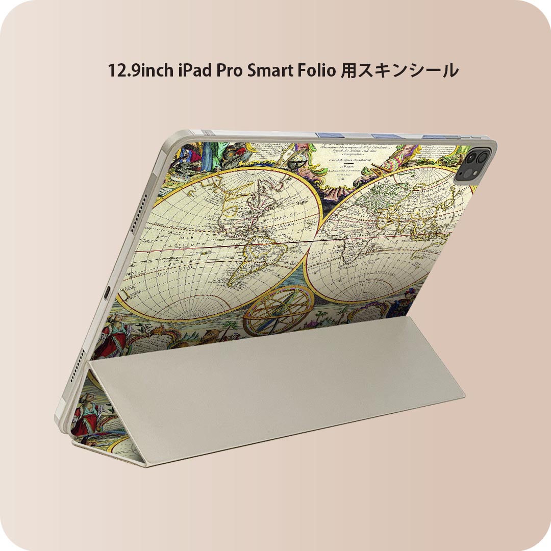 商品特徴・貼るだけでおしゃれに簡単着せ替え、iPad Smart Folio 用 12.9インチ 全面デザインスキンシール！・高精細プリントで写真と遜色がない仕上がり！・ちょっとしたすり傷から端末を保護！・「裸で持つ派」の人にはもちろん、お...