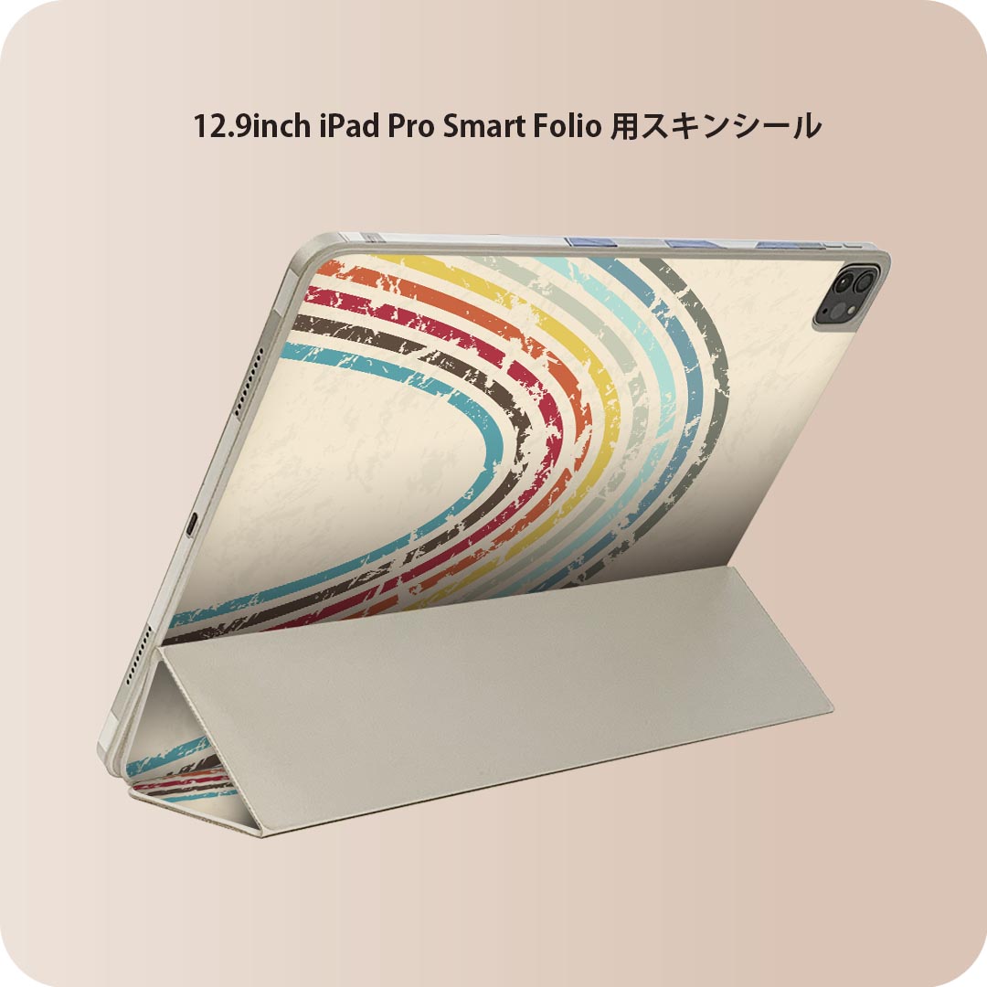 商品特徴・貼るだけでおしゃれに簡単着せ替え、iPad Smart Folio 用 12.9インチ 全面デザインスキンシール！・高精細プリントで写真と遜色がない仕上がり！・ちょっとしたすり傷から端末を保護！・「裸で持つ派」の人にはもちろん、お...