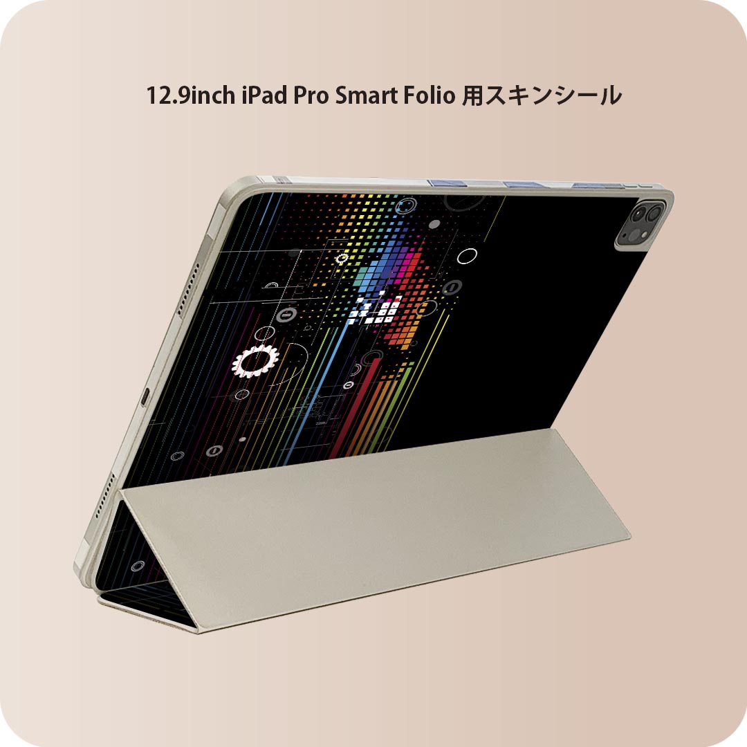 商品特徴・貼るだけでおしゃれに簡単着せ替え、iPad Smart Folio 用 12.9インチ 全面デザインスキンシール！・高精細プリントで写真と遜色がない仕上がり！・ちょっとしたすり傷から端末を保護！・「裸で持つ派」の人にはもちろん、お...