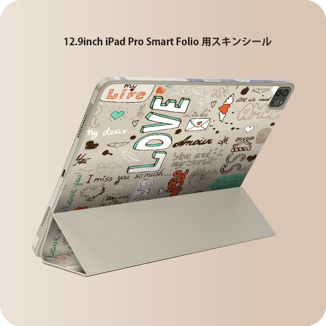 商品特徴・貼るだけでおしゃれに簡単着せ替え、iPad Smart Folio 用 12.9インチ 全面デザインスキンシール！・高精細プリントで写真と遜色がない仕上がり！・ちょっとしたすり傷から端末を保護！・「裸で持つ派」の人にはもちろん、お...