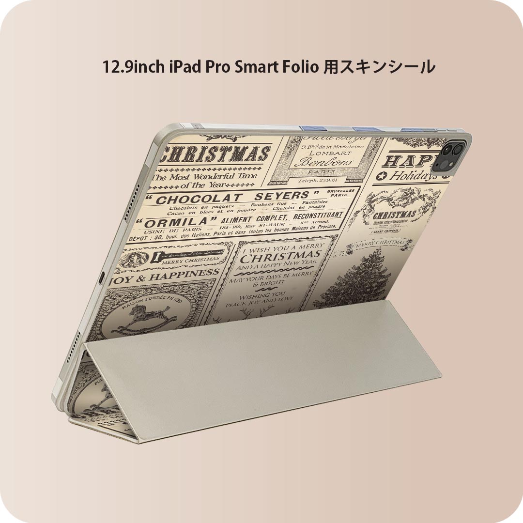 商品特徴・貼るだけでおしゃれに簡単着せ替え、iPad Smart Folio 用 12.9インチ 全面デザインスキンシール！・高精細プリントで写真と遜色がない仕上がり！・ちょっとしたすり傷から端末を保護！・「裸で持つ派」の人にはもちろん、お...