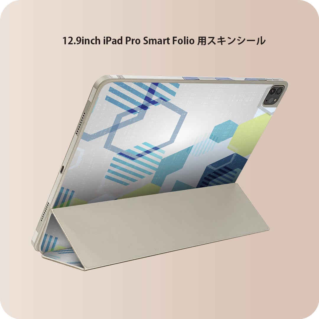 商品特徴・貼るだけでおしゃれに簡単着せ替え、iPad Smart Folio 用 12.9インチ 全面デザインスキンシール！・高精細プリントで写真と遜色がない仕上がり！・ちょっとしたすり傷から端末を保護！・「裸で持つ派」の人にはもちろん、お...