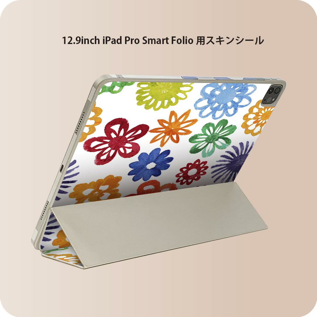 商品特徴・貼るだけでおしゃれに簡単着せ替え、iPad Smart Folio 用 12.9インチ 全面デザインスキンシール！・高精細プリントで写真と遜色がない仕上がり！・ちょっとしたすり傷から端末を保護！・「裸で持つ派」の人にはもちろん、お...