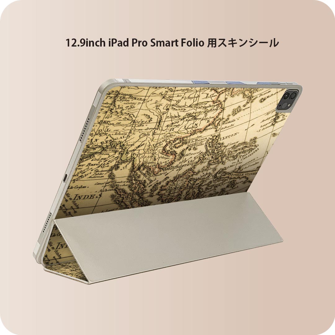 商品特徴・貼るだけでおしゃれに簡単着せ替え、iPad Smart Folio 用 12.9インチ 全面デザインスキンシール！・高精細プリントで写真と遜色がない仕上がり！・ちょっとしたすり傷から端末を保護！・「裸で持つ派」の人にはもちろん、お...