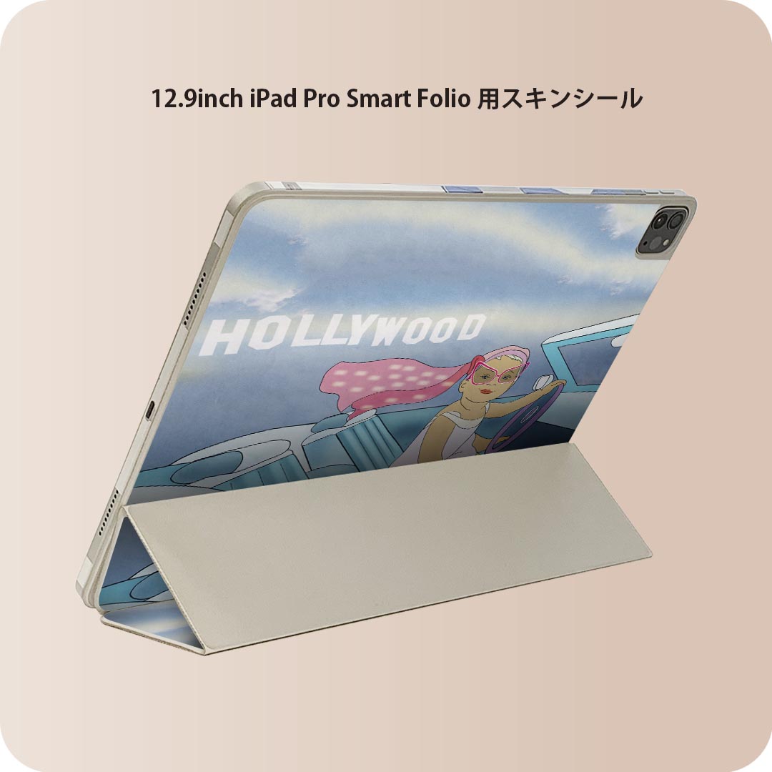 商品特徴・貼るだけでおしゃれに簡単着せ替え、iPad Smart Folio 用 12.9インチ 全面デザインスキンシール！・高精細プリントで写真と遜色がない仕上がり！・ちょっとしたすり傷から端末を保護！・「裸で持つ派」の人にはもちろん、お...