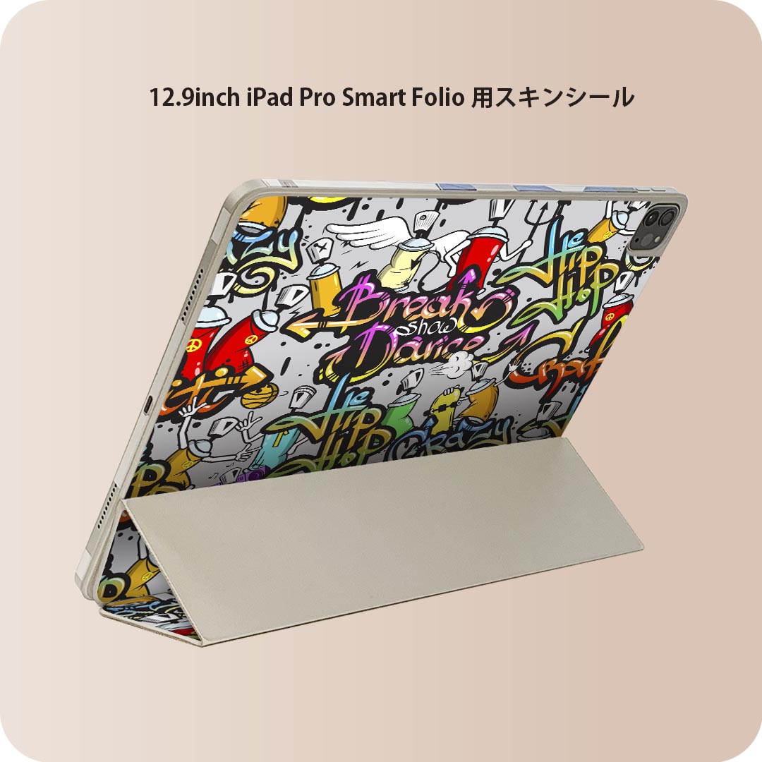 商品特徴・貼るだけでおしゃれに簡単着せ替え、iPad Smart Folio 用 12.9インチ 全面デザインスキンシール！・高精細プリントで写真と遜色がない仕上がり！・ちょっとしたすり傷から端末を保護！・「裸で持つ派」の人にはもちろん、お...