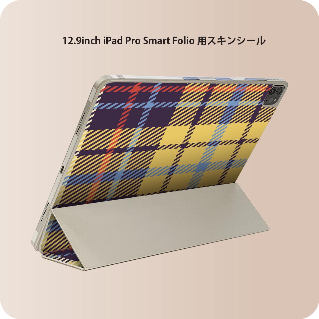 商品特徴・貼るだけでおしゃれに簡単着せ替え、iPad Smart Folio 用 12.9インチ 全面デザインスキンシール！・高精細プリントで写真と遜色がない仕上がり！・ちょっとしたすり傷から端末を保護！・「裸で持つ派」の人にはもちろん、お...