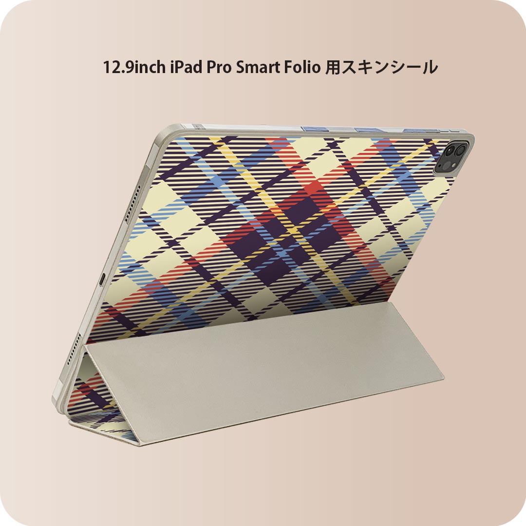 商品特徴・貼るだけでおしゃれに簡単着せ替え、iPad Smart Folio 用 12.9インチ 全面デザインスキンシール！・高精細プリントで写真と遜色がない仕上がり！・ちょっとしたすり傷から端末を保護！・「裸で持つ派」の人にはもちろん、お...
