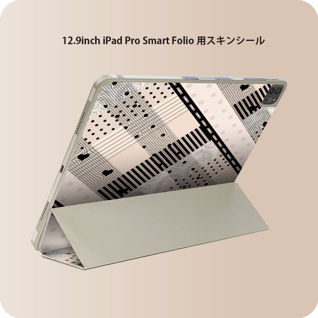商品特徴・貼るだけでおしゃれに簡単着せ替え、iPad Smart Folio 用 12.9インチ 全面デザインスキンシール！・高精細プリントで写真と遜色がない仕上がり！・ちょっとしたすり傷から端末を保護！・「裸で持つ派」の人にはもちろん、お...