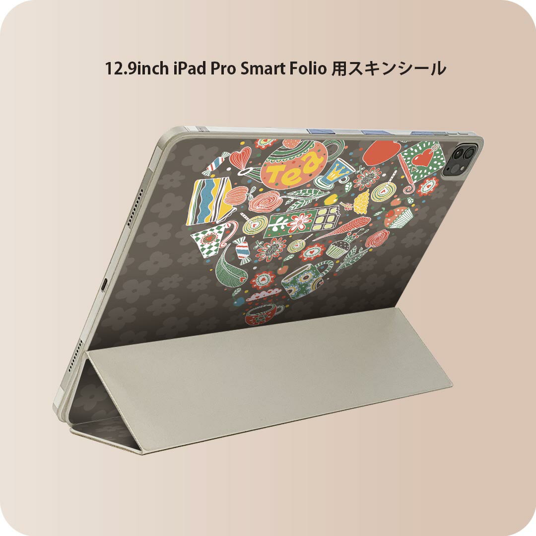 商品特徴・貼るだけでおしゃれに簡単着せ替え、iPad Smart Folio 用 12.9インチ 全面デザインスキンシール！・高精細プリントで写真と遜色がない仕上がり！・ちょっとしたすり傷から端末を保護！・「裸で持つ派」の人にはもちろん、お...