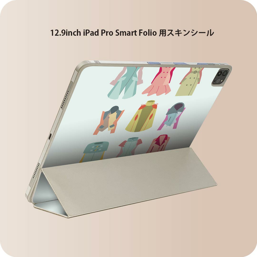 商品特徴・貼るだけでおしゃれに簡単着せ替え、iPad Smart Folio 用 12.9インチ 全面デザインスキンシール！・高精細プリントで写真と遜色がない仕上がり！・ちょっとしたすり傷から端末を保護！・「裸で持つ派」の人にはもちろん、お...