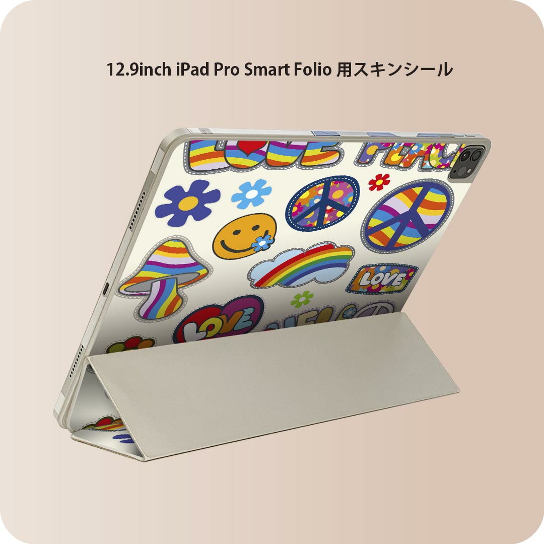 商品特徴・貼るだけでおしゃれに簡単着せ替え、iPad Smart Folio 用 12.9インチ 全面デザインスキンシール！・高精細プリントで写真と遜色がない仕上がり！・ちょっとしたすり傷から端末を保護！・「裸で持つ派」の人にはもちろん、お...